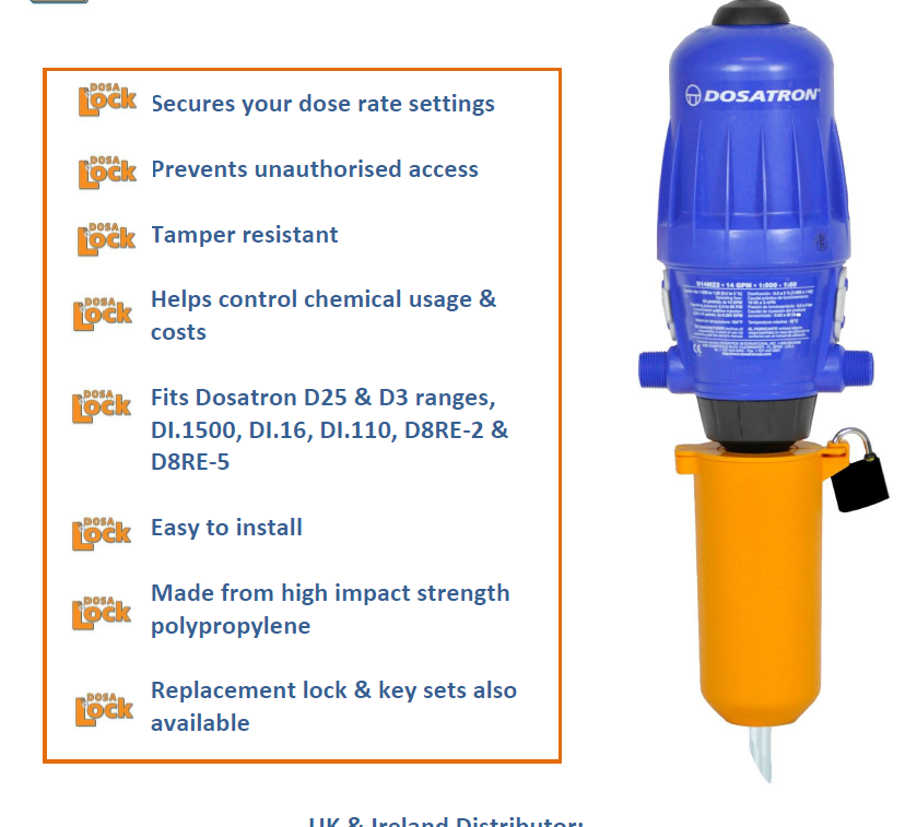 DOSA LOCK for Dosatron – Harvest Agri Ltd
